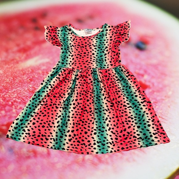 Dresses | New Girls Watermelon Dress Various Sizes | Poshmark